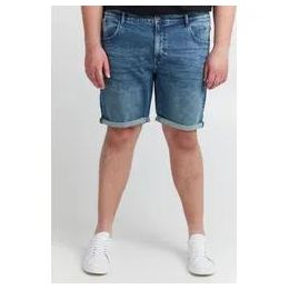 Jeansshorts Blend "BHBGrilitsch", Herren, Gr. 6XL, US-Gr&ouml;&szlig;en, blau (denim middleblau), Web, 98% Baumwolle, 2% Elasthan, unifarben, regular fit kurz, Jeans Jeansshorts, Stilvolle 5-Pocket-Jeansshorts in gro&szlig;en Gr&ouml;&szlig;en