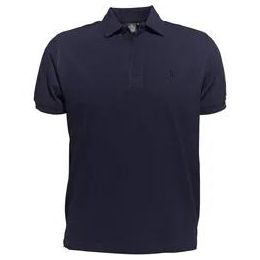 Poloshirt Ahorn Sportswear, Herren, Gr. 8XL, blau, 80% Baumwolle, 20% Polyester, bestickt, normal, ohne Ausschnitt, Shirts, in klassischem Design