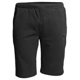 Shorts Ahorn Sportswear, Herren, Gr. XXL, EURO-Gr&ouml;&szlig;en, schwarz, 80% Baumwolle, 20% Polyester, bestickt, kurz, Hosen Shorts, mit Logo-Stickerei