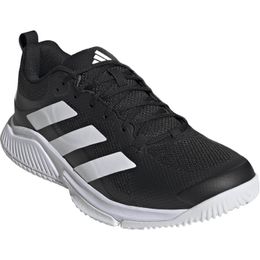 Adidas Court Team 2.0 M Hallenschuhe Herren - Gr&ouml;&szlig;e 48 2/3 - schwarz