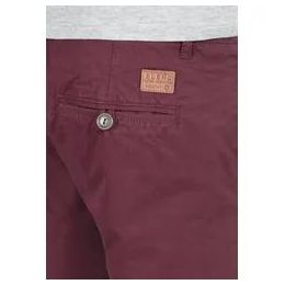 Chinoshorts Blend "BHKaito", Herren, Gr. L, US-Gr&ouml;&szlig;en, rot (wine rot), Web, 100% Baumwolle, unifarben, regular fit kurz, Hosen Chinoshorts, Chino Shorts mit wei&szlig;en Kontrastkordeln