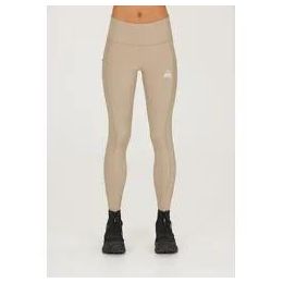Trainingstights SOS "Yala", Damen, Gr. M, EURO-Gr&ouml;&szlig;en, grau (taupe), 72% Polyester, 28% Elasthan, unifarben, Hosen, mit atmungsaktiver Eigenschaft