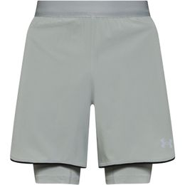 Under Armour VELOCITI PRO 2-IN-1 Laufshorts Herren - Gr&ouml;&szlig;e S - grau