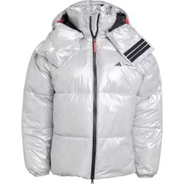 Adidas Puffer Steppjacke Herren - Gr&ouml;&szlig;e S - grau
