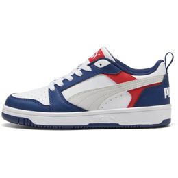 Puma Rebound V6 Jr. Sneaker Kinder - Gr&ouml;&szlig;e 37 1/2 - wei&szlig;