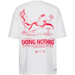 Another Cotton Lab Doing Nothing T-Shirt - Gr&ouml;&szlig;e S - wei&szlig;