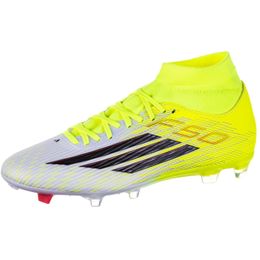 Adidas F50 LEAGUE MID FG-MG Fu&szlig;ballschuhe Herren - Gr&ouml;&szlig;e 47 1/3 - gelb