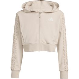 Adidas Animal Sweatjacke M&auml;dchen - Gr&ouml;&szlig;e 164 - braun