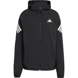 Adidas adi365 3S JKT W Laufjacke Damen - Gr&ouml;&szlig;e XL - schwarz