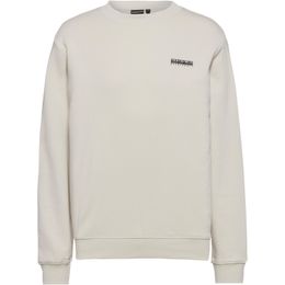 Napapijri B-Small Box Sweatshirt Herren - Gr&ouml;&szlig;e L - beige