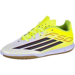 Adidas F50 CLUB IN J Fu&szlig;ballschuhe Kinder - Gr&ouml;&szlig;e 31 1/2 - gelb