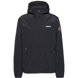 Napapijri A-Tundra Kapuzenjacke Herren - Gr&ouml;&szlig;e M - schwarz