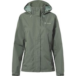 Vaude Escape Light Regenjacke Damen - Gr&ouml;&szlig;e 36 - gr&uuml;n