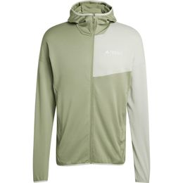 Adidas XPERIOR LIGHT Fleecejacke Herren - Gr&ouml;&szlig;e XL - gr&uuml;n