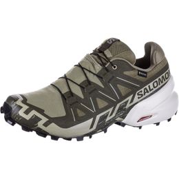 Salomon SPEEDCROSS 6 GTX Laufschuhe Herren - Gr&ouml;&szlig;e 47 1/3 - gr&uuml;n