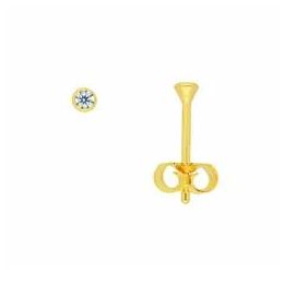 Adelia&acute;s Paar Ohrh&auml;nger ADELIA ́S "Damen 333 Gold Ohrringe Ohrstecker mit Zirkonia &Oslash; 2,5 mm", gold, Ohrringe, Damen, Damen, Gelbgold 333 Gold, Gelbgold 333, Gold, mit Zirkonia Goldschmuck f&uuml;r Damen