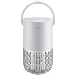 Bose Bluetooth-Lautsprecher "Portable Home Speaker", silber (silberfarben), B:11,9cm H:19,15cm T:10,4cm, Lautsprecher, AirPlay 2, wasserabweisend, kraftvoller 360-Klang, Multiroom