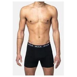Boxershorts BULA, Herren, Gr. S, schwarz, 95% Baumwolle, 5% Elasthan, unifarben, Unterhosen, 2er-Pack im sportlichen Design