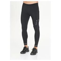 Lauftights ELITE LAB "Run Elite X1", Herren, Gr. XXL, US-Gr&ouml;&szlig;en, schwarz (schwarz, schwarz), 72% Nylon, 28% Elasthan, unifarben, lang, Hosen, mit reflektierenden Details