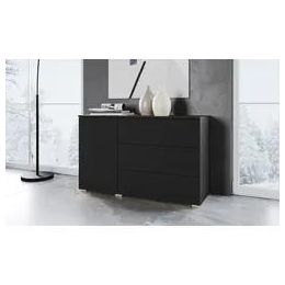OTTO home "PARIS" 1 Stk. tlg. Moderne 110cm breite grifflose Kommode, vielseitig einsetzbar