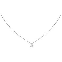 Collier Jobo, silber (silber 925), Halsketten, Damen, Silber 925 (Sterlingsilber), L: 43, Collier, 925 Silber mit Zirkonia 43 cm