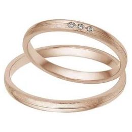 Trauring Firetti "Schmuck Geschenk Gold 375 Hochzeit Ehering "LIEBE" Gr. 72, rosa (ros&eacute;goldfarben), Fingerringe, Damen, 72, ohne Brillanten, Ros&eacute;gold 585, 2,5mm, Trauring, Made in Germany, wahlweise mit oder ohne Brillanten