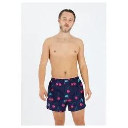 Lousy Livin Underwear Boxershorts LOUSY LIVIN "Cherry & Berry", Herren, Gr. S, lila, 100% Baumwolle, Unterhosen, im 2er-Pack mit buntem Design