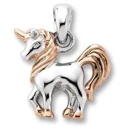Kette mit Anh&auml;nger ONE ELEMENT "Schmuckset - Set mit Halskette Einhorn Anh&auml;nger aus 925 Silber", silber, Halsketten, M&auml;dchen, Silber 925 (Sterlingsilber), Ausdruck von Individualit&auml;t &ndash; dezent, bedeutungsvoll, nah am Herzen
