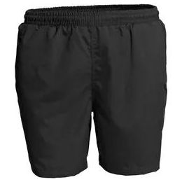 Shorts Ahorn Sportswear, Herren, Gr. 8XL, EURO-Gr&ouml;&szlig;en, schwarz, 100% Polyester, unifarben, kurz, Hosen Shorts, mit Kordelzug