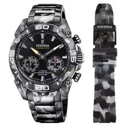 Festina "Chrono Bike 2021 - Special Edition Connected" Armbanduhr, Quarzuhr, Herrenuhr, Stoppfunktion, ideal als Geschenk
