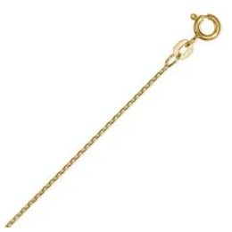 Goldkette ONE ELEMENT "Halskette Rundankerkette aus 585 Gelbgold &Oslash; 1,2 mm" Gr. 45, gold, Halsketten, Damen, 45, Gelbgold 585 Gold, Gelbgold 585, Gold, Goldkette, Harmonisch gestaltet &ndash; ruhiges Design mit feinem Ausdruck