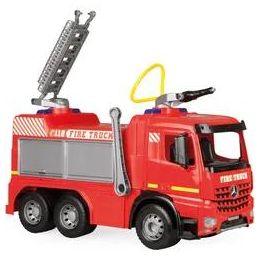 Spielzeug-Feuerwehr LENA "Giga Trucks, Aufsitz-Feuerwehr Arocs", rot, Spielzeugfahrzeuge, KinderB:28cm H:38cm T:66cm, Kunststoff, Made in Europe, B:28cm H:38cm T:66cm