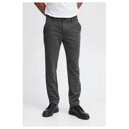 Chinohose Blend "BHLangford", Herren, Gr. 32, L&auml;nge 34, charcoal mix, 64% Viskose, 31% Polyester, 5% Elasthan, unifarben, normal lang, Hosen Chinohose, Stilvolle Anzugshose mit Eingrifftaschen