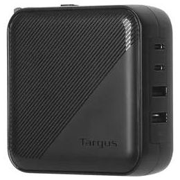 Targus USB-Ladeger&auml;t "100W Multiport GaN Charger mit Reiseadaptern", schwarz, B:12cm H:8cm T:20cm, Ladeger&auml;te