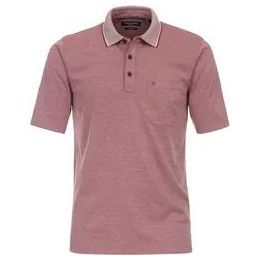 Poloshirt Casamoda "Casamoda Polo-Shirt uni", Damen, Gr. 5XL, rot (hellrot), 55% Baumwolle, 45% Polyester, Shirts