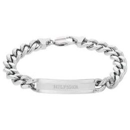 Armband Tommy Hilfiger "SS24 CLASH", silber (edelstahlfarben), Armb&auml;nder, Herren, 19cm, Edelstahl, Armband