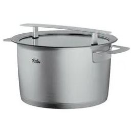 Kochtopf Fissler "Phi Collection", silber (silberfarben), B:19,5cm H:13,5cm L:27cm &Oslash;:16cm, T&ouml;pfe, Kochtopf, cookstar Allherdboden; Edelstahl 18/10; Made in Germany