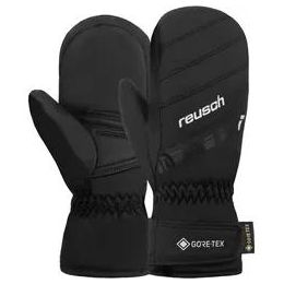 F&auml;ustlinge Reusch "Tommy GORE-TEX Junior", M&auml;dchen, Gr. 6, schwarz-wei&szlig; (schwarz, wei&szlig;), 94% Polyester, 6% Polyurethan, mehrfarbig, Handschuhe F&auml;ustlinge, mit atmungsaktiver, wasser- und winddichter Insert-Membran