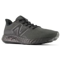 Laufschuh New Balance "411", Damen, Gr. 46,5, schwarz (schwarz, schwarz), Textil, Schuhe Laufschuh