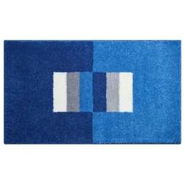 Badematte Grund Gr. 3, blau, rechteckig (60cm x 90cm ), 1 Stk., Badematten, Badematte