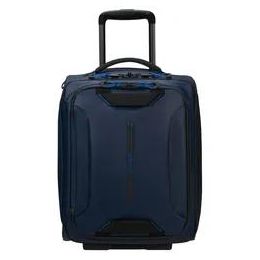 Weichgep&auml;ck-Trolley Samsonite "ECODIVER 45 cm", Gr. B/H/T: 36cm x 45cm x 20cm 30 l, blau (blau nights), Nylon, Polyester, Koffer, f&uuml;r Gesch&auml;ftsreise, Reise und Urlaub, mit Tragegriff oben