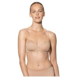 B&uuml;gel-BH Mey "Joan", Damen, Gr. 80, Cup F, beige (cream tan), Single Jersey, Obermaterial: 87% Polyamid, 13% Elasthan, BHs B&uuml;gel-BH, Kreuzband, Neckholder oder tr&auml;gerlos