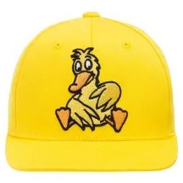 Baseball Cap KOAA "Maus - Ente sitzt", Baby, Gr. 3-8, gelb, 100% Baumwolle, bestickt, Caps, mit detailreicher Stickerei