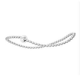 Silberarmband ONE ELEMENT "Armband Kugelkette aus 925 Silber &Oslash; 54,0 mm mit Gummiband", silber, Armb&auml;nder, Damen, Silber 925 (Sterlingsilber), Silberarmband, Harmonisch gestaltet &ndash; ruhiges Design mit feinem Ausdruck