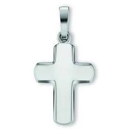 Kette mit Anh&auml;nger ONE ELEMENT "Schmuckset - Set mit Halskette Kreuz Anh&auml;nger aus 925 Silber", silber, Halsketten, Damen, Silber 925 (Sterlingsilber), Zartes Emblem &ndash; unaufdringlich und dennoch ausdrucksstark