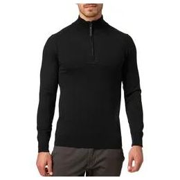 Troyer INDICODE "INAncona", Herren, Gr. XL, schwarz, Strick, Obermaterial: 80% Baumwolle, 20% Polyester, unifarben, regular fit, ohne Ausschnitt, Pullover Troyer