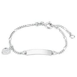 Silberarmband Amor "Schutzengel/Herz", silber (silberfarben), Armb&auml;nder, M&auml;dchen, 14cm, Silber 925 (Sterlingsilber), Silberarmband, Made in Germany