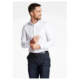 Businesshemd LINDBERGH "Business-Hemd Slim Fit", Herren, Gr. 3XL, Normalgr&ouml;&szlig;en, wei&szlig;, Obermaterial: 100% Baumwolle, Hemden