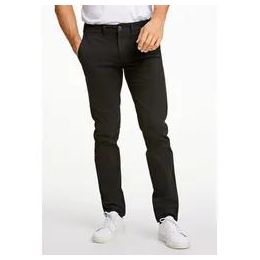 Chinos LINDBERGH "Chino Slim Fit", Herren, Gr. 38, L&auml;nge 32, schwarz, Obermaterial: 57% Baumwolle, 39% Polyester, 4% Elasthan, slim fit, Hosen