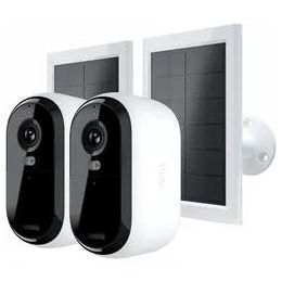 ARLO Smart Home Kamera "2 2K Outdoor Camera 2pack W/2 Solar Panel", wei&szlig;, B:5,3cm H:9,33cm T:5,93cm, &Uuml;berwachungskameras